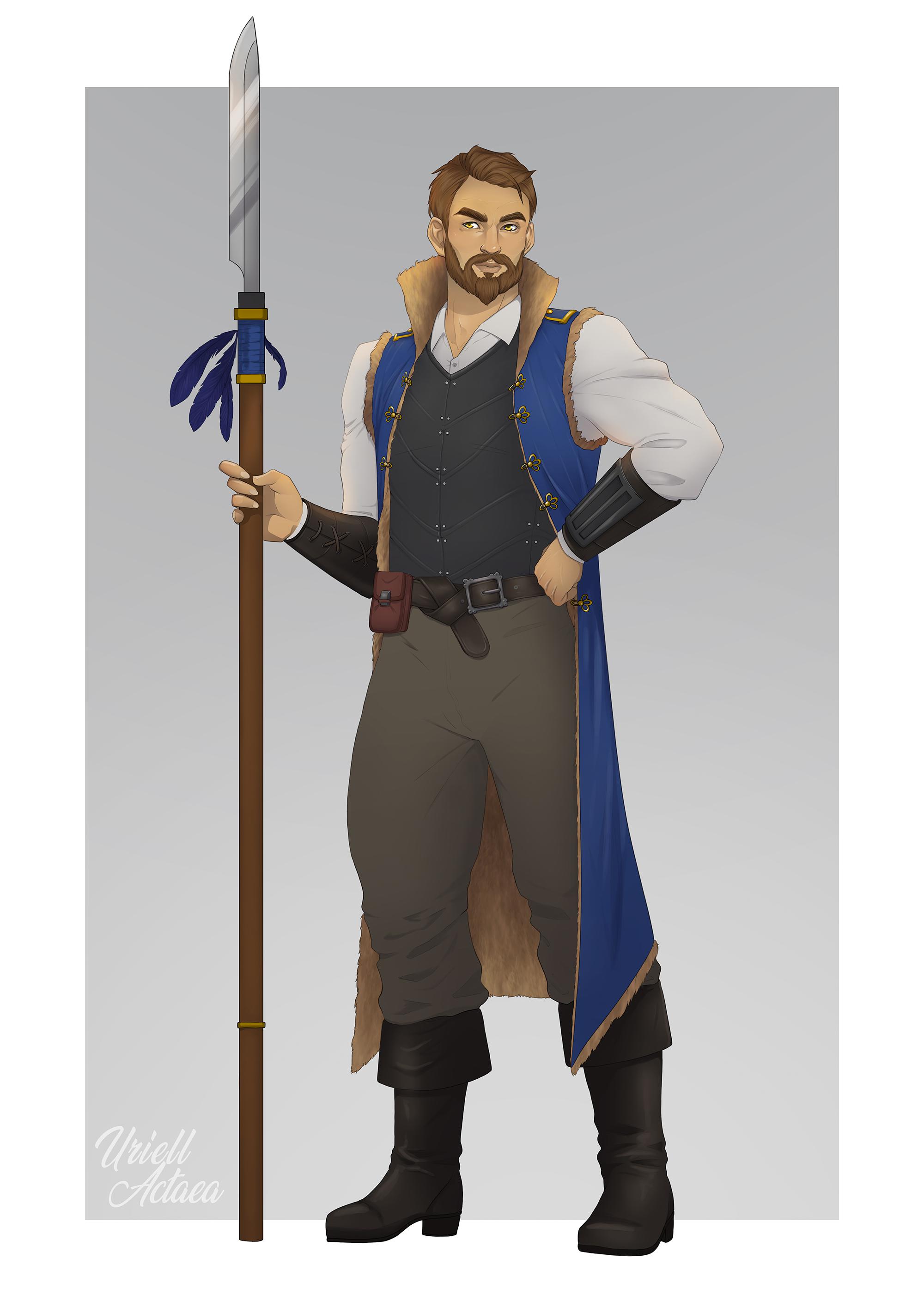 [ART][OC] Talos, Human Fighter | Scrolller