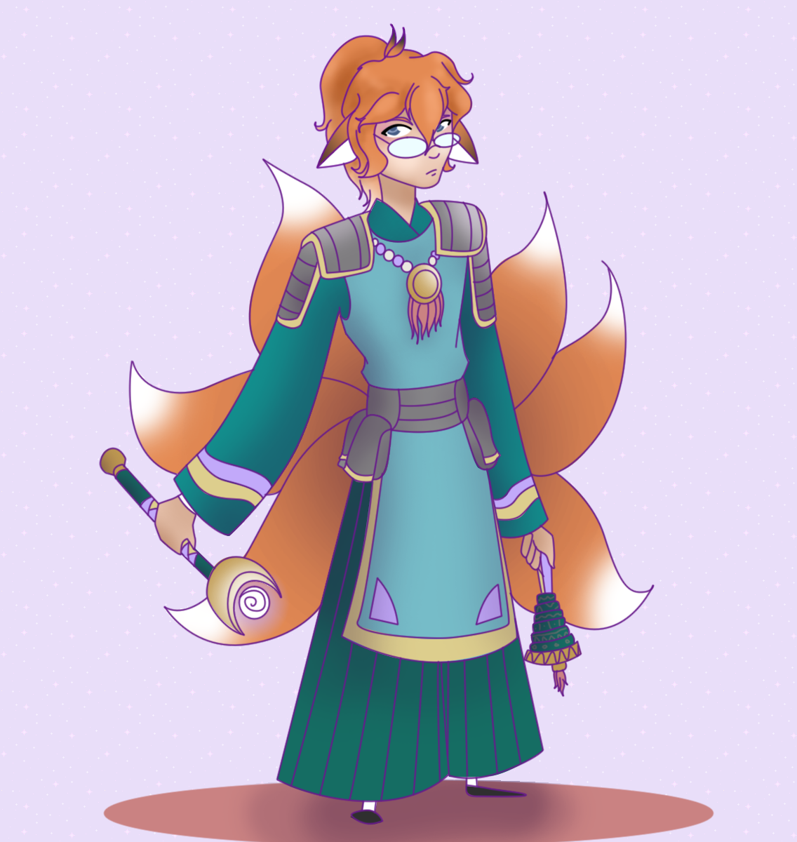 [ART] Takero the Kitsune Wizard | Scrolller