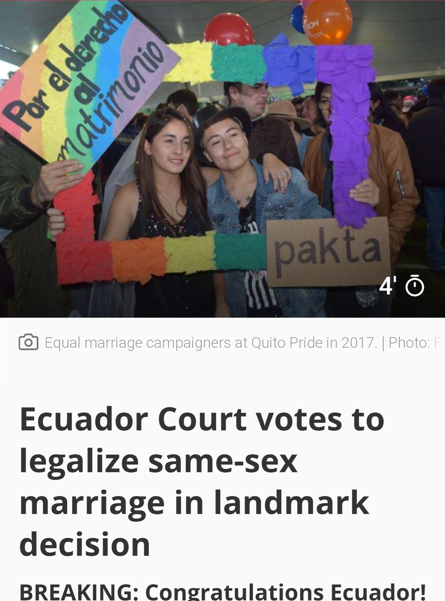 [Article] ECUADOR GANG RISE UP | Scrolller