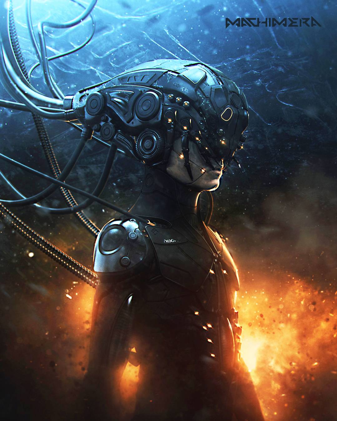 Artwork by Michael Michera / I share futuristic Sci-Fi and Robot concept artworks, if you want ...