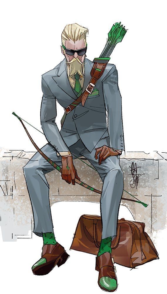 [Artwork] Green Arrow by Otto Schmidt | Scrolller