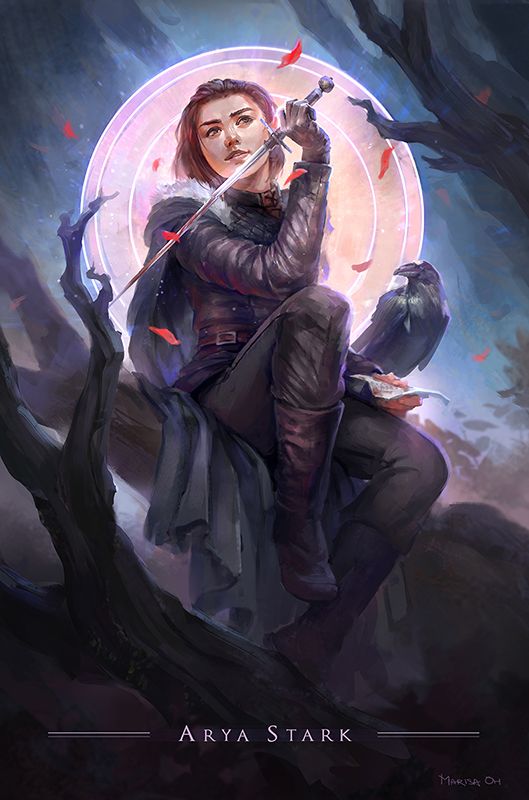 Arya Stark of Winterfell by Marisa Oh | Scrolller