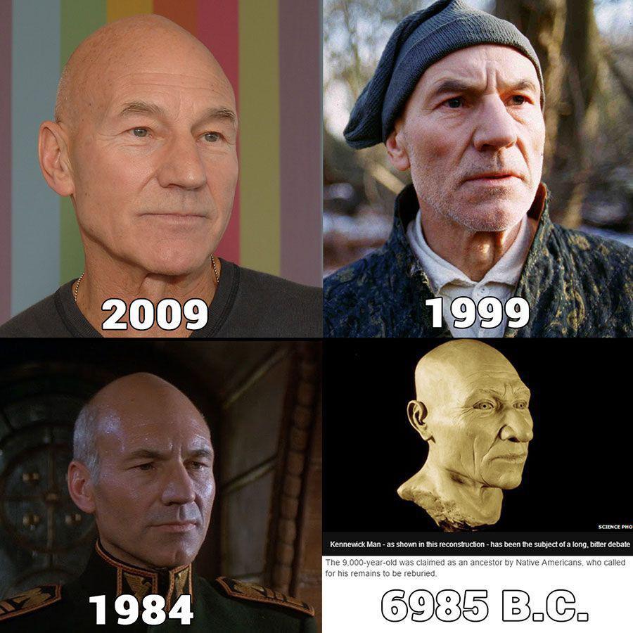 As A Follow-Up In My SIR Patrick Stewart Series, I Present Evidence Of His Immortality | Scrolller