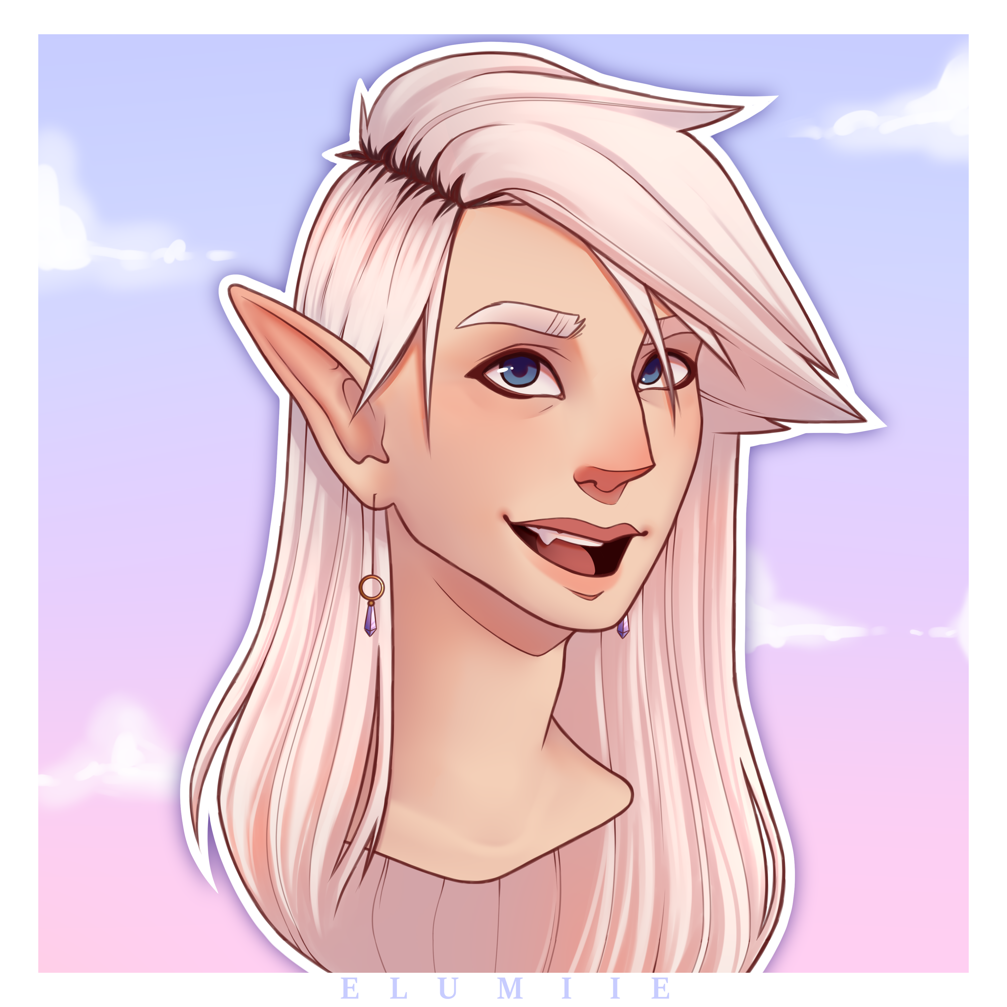 Asa, half-elf healer by me | Scrolller