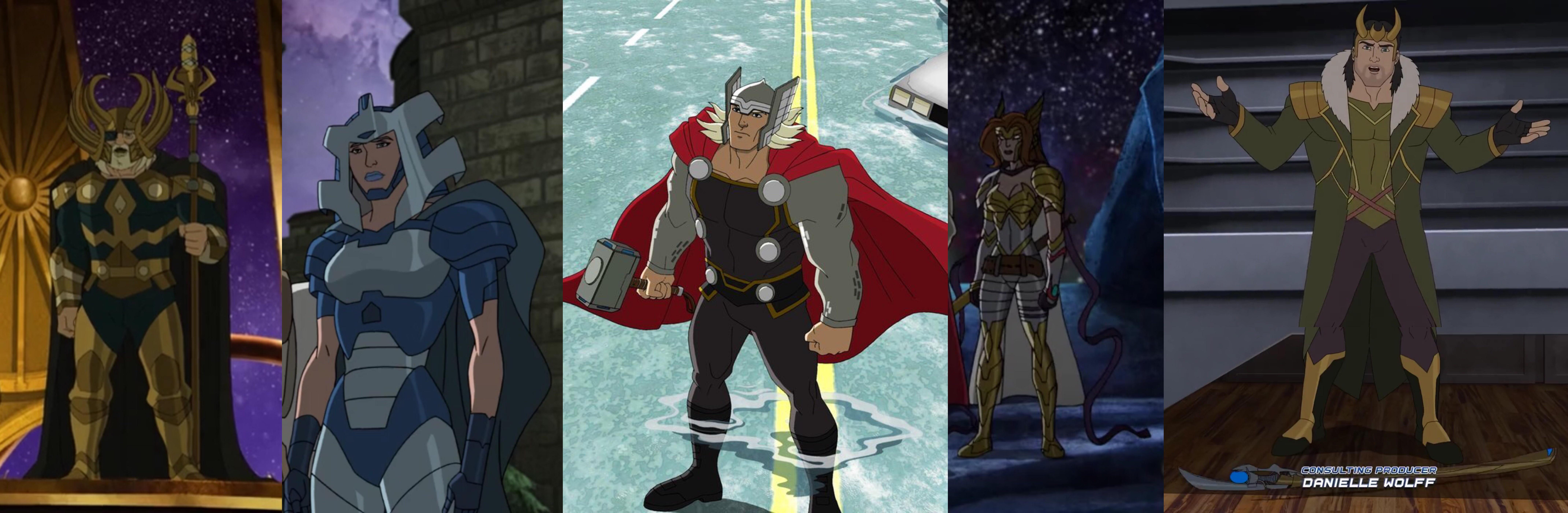 Asgardian royal family avengers assemble | Scrolller
