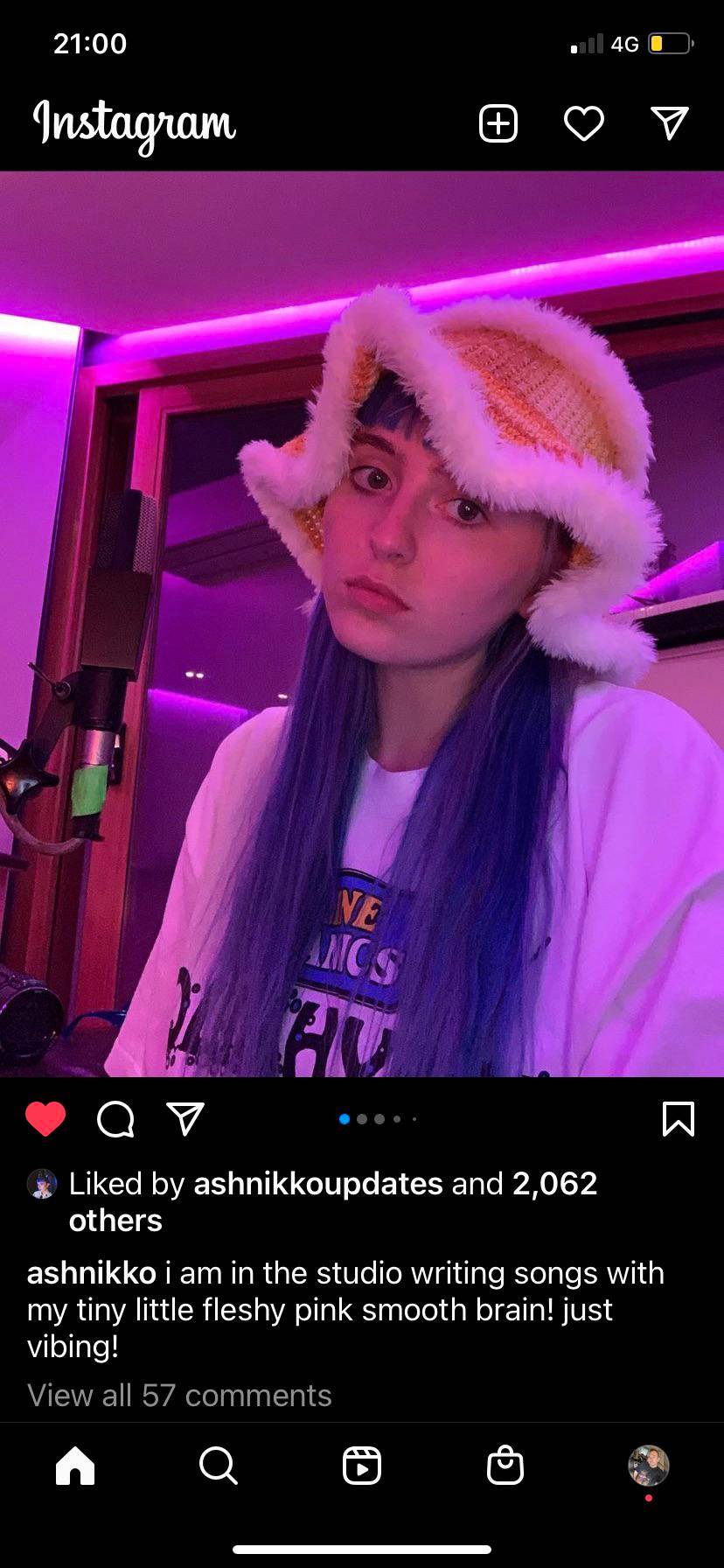 Ash is in the studio | Scrolller