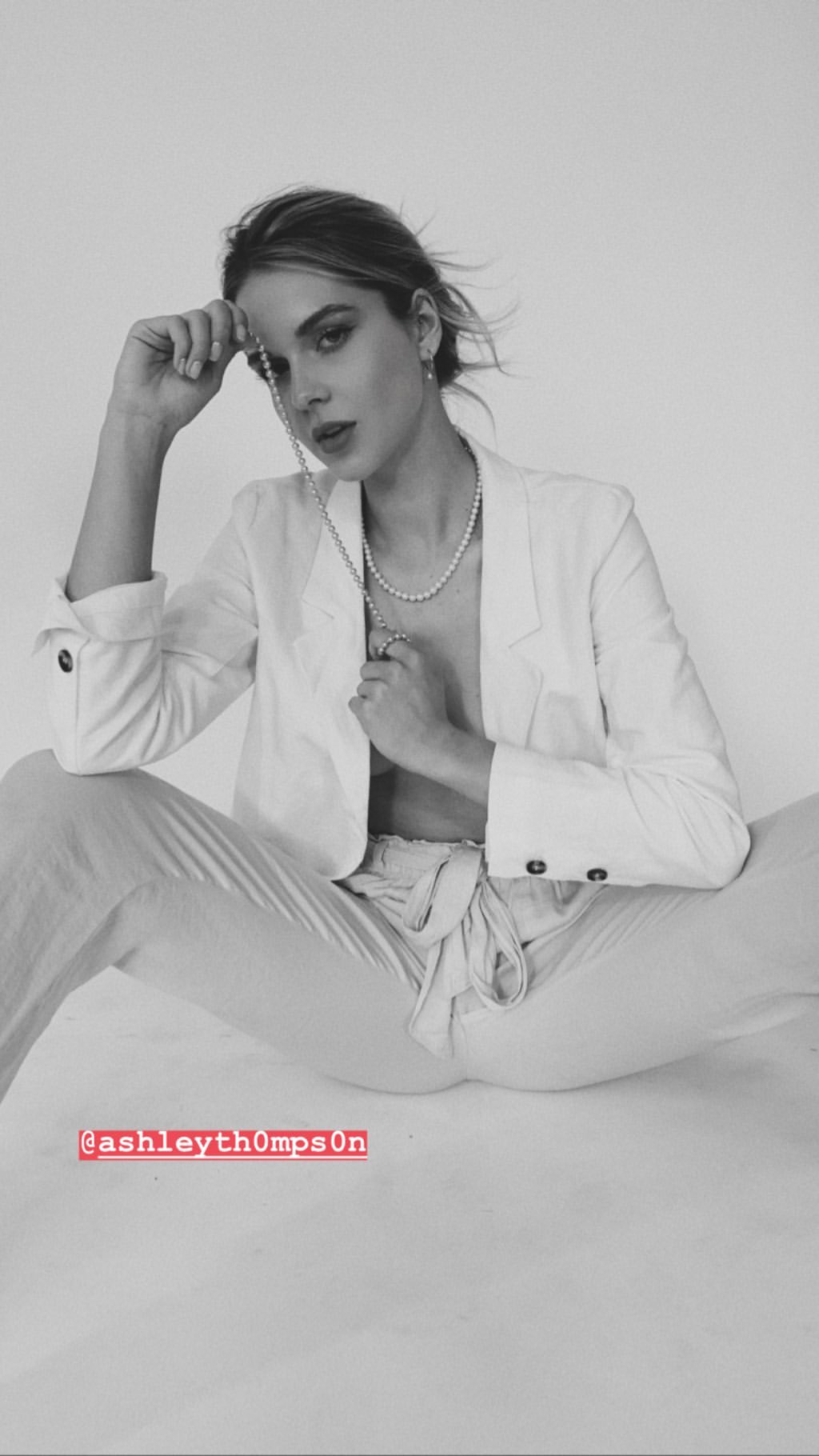 Ashley Thompson - B&W - Jacket and Pants | Scrolller