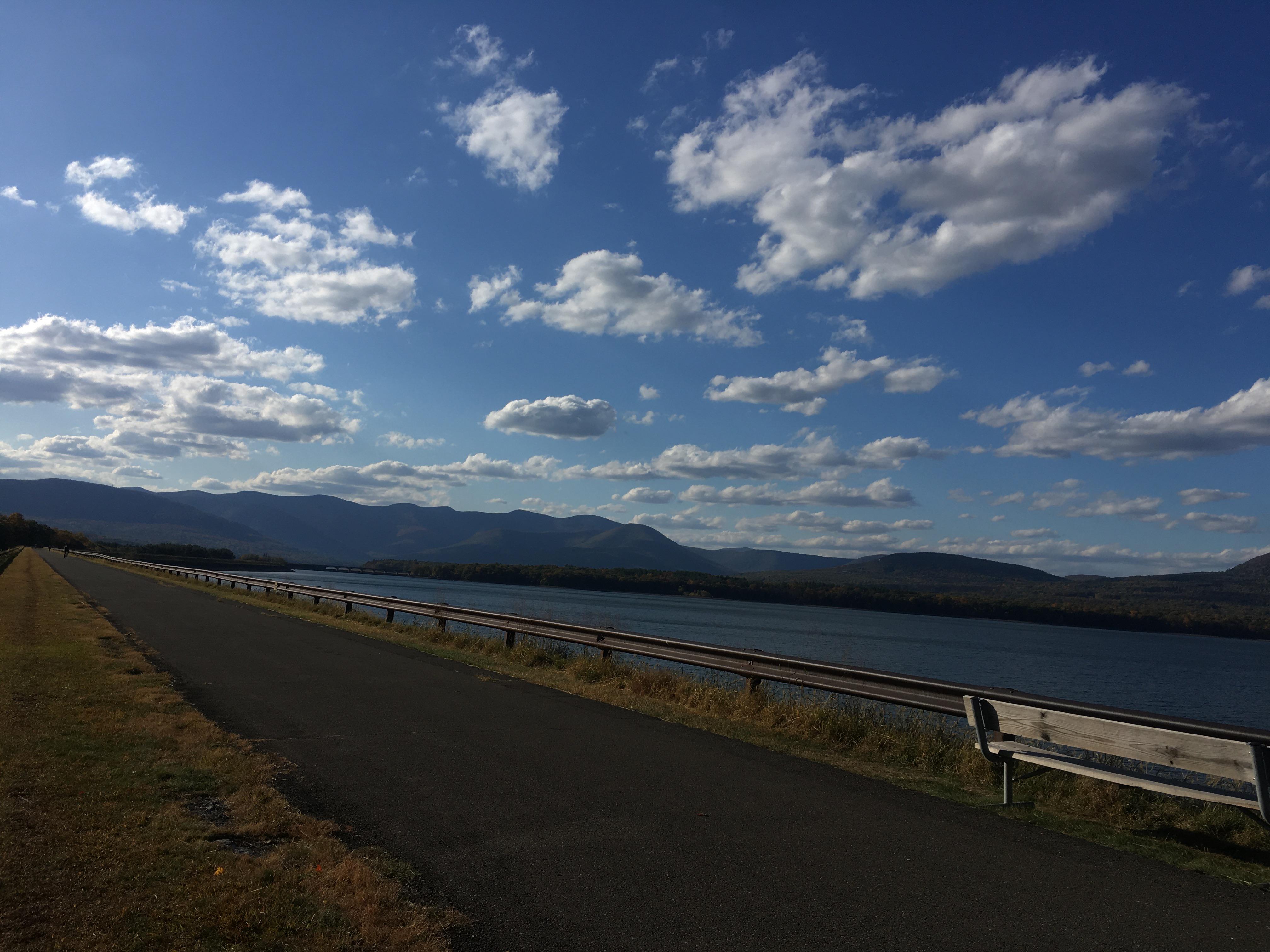 Ashokan Reservoir Dam in the Fall | Scrolller
