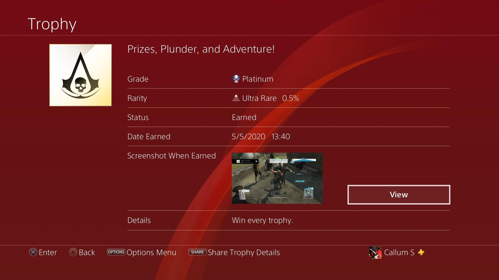 [Assassin’s Creed IV: Black Flag] #45 - my first ever trophy was in this game, and now, six and ...