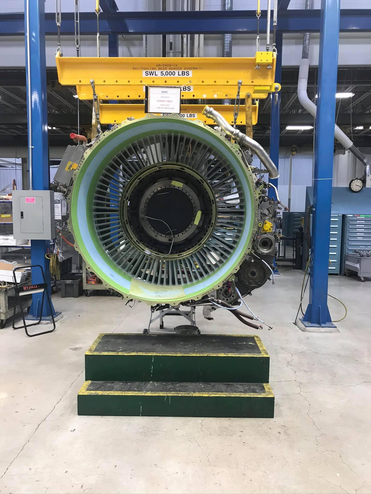 Assembly of a jet engine. | Scrolller
