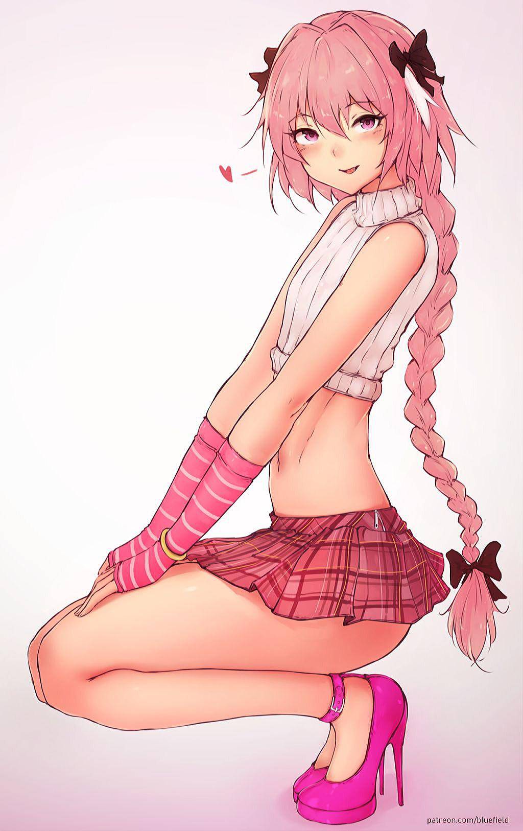 "Astolfo wearing high heels" by Bluefield | Scrolller