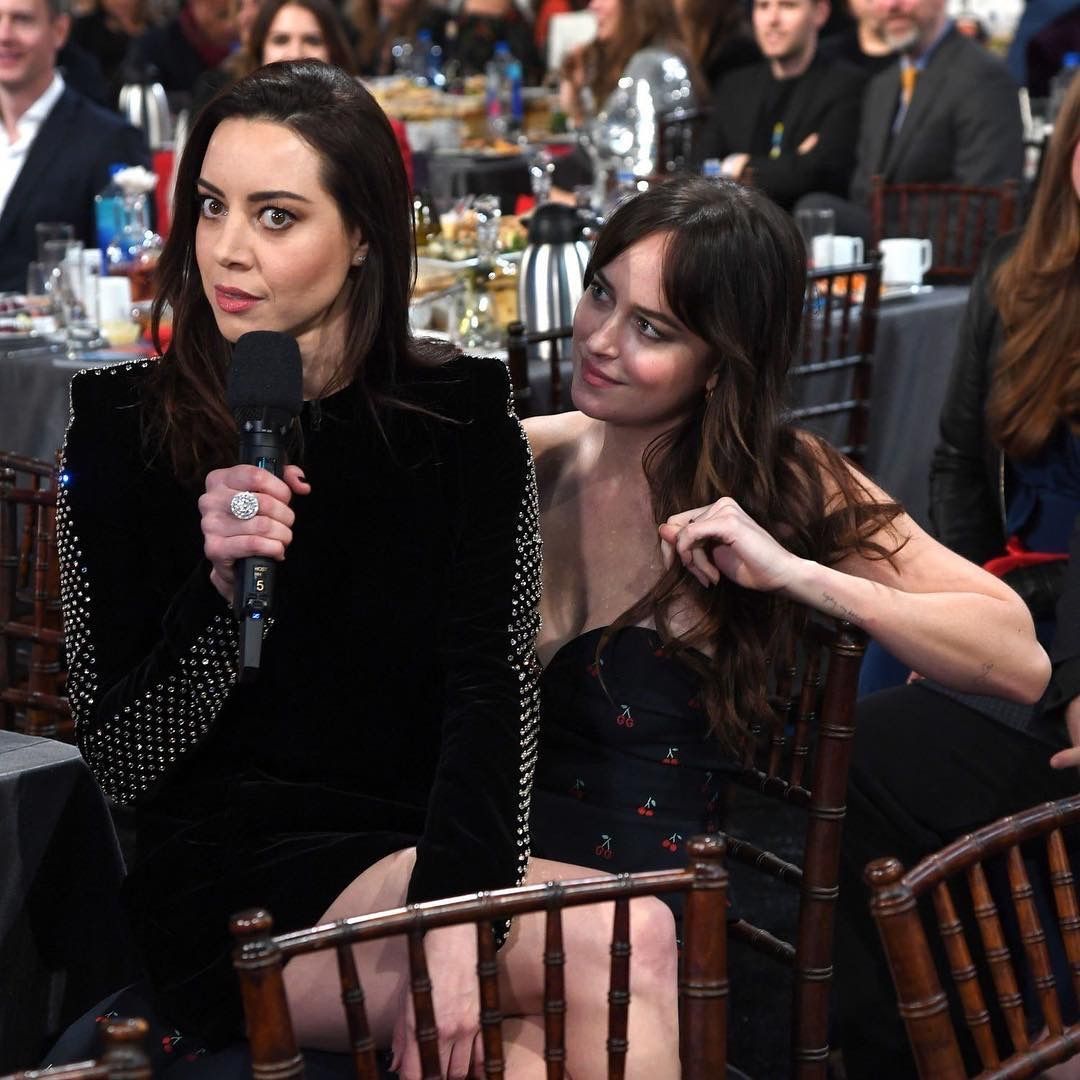 Aubrey Plaza & Dakota Johnson | Scrolller