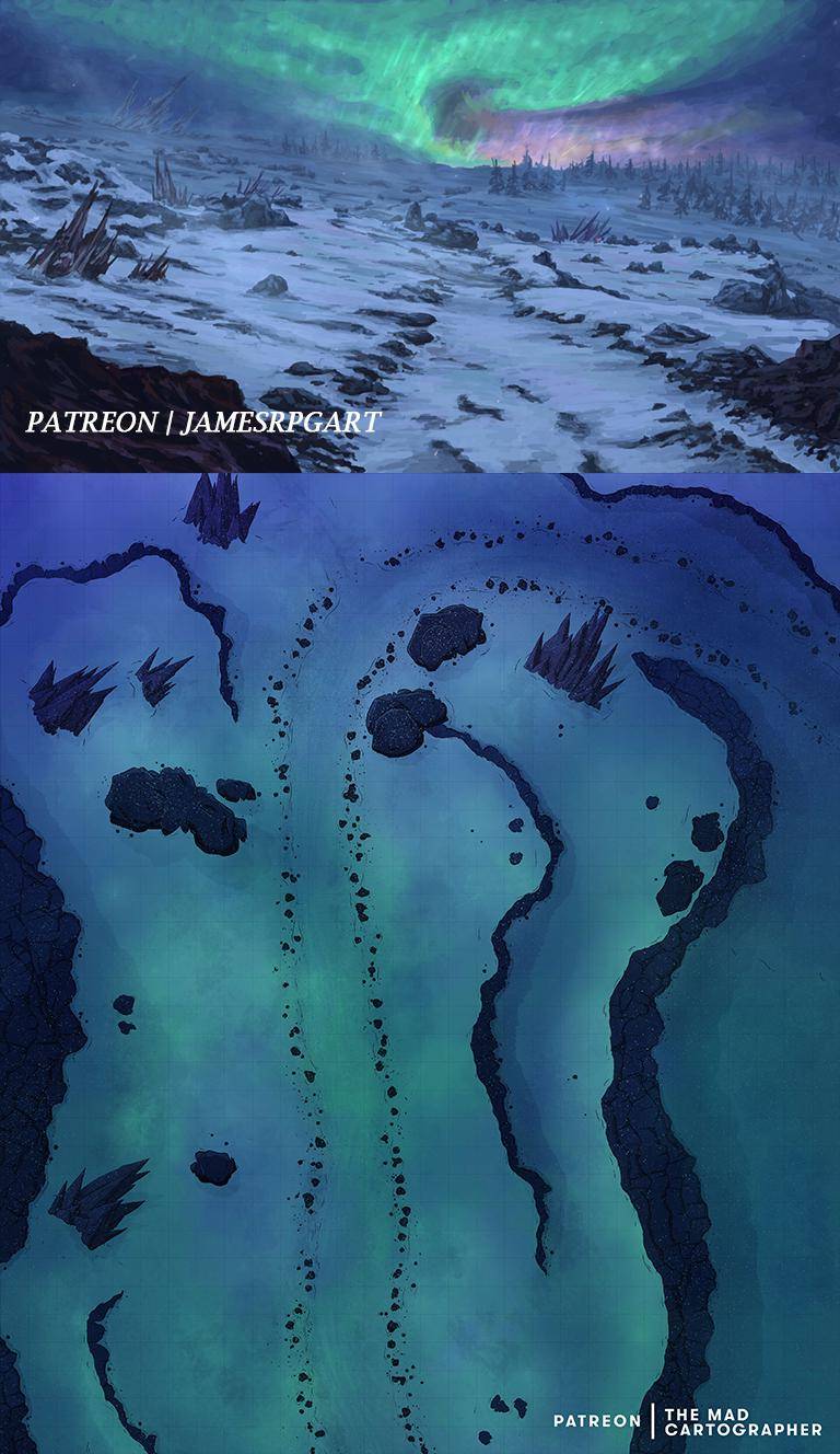 Aurora Path | Map & Scene Collaboration | Scrolller