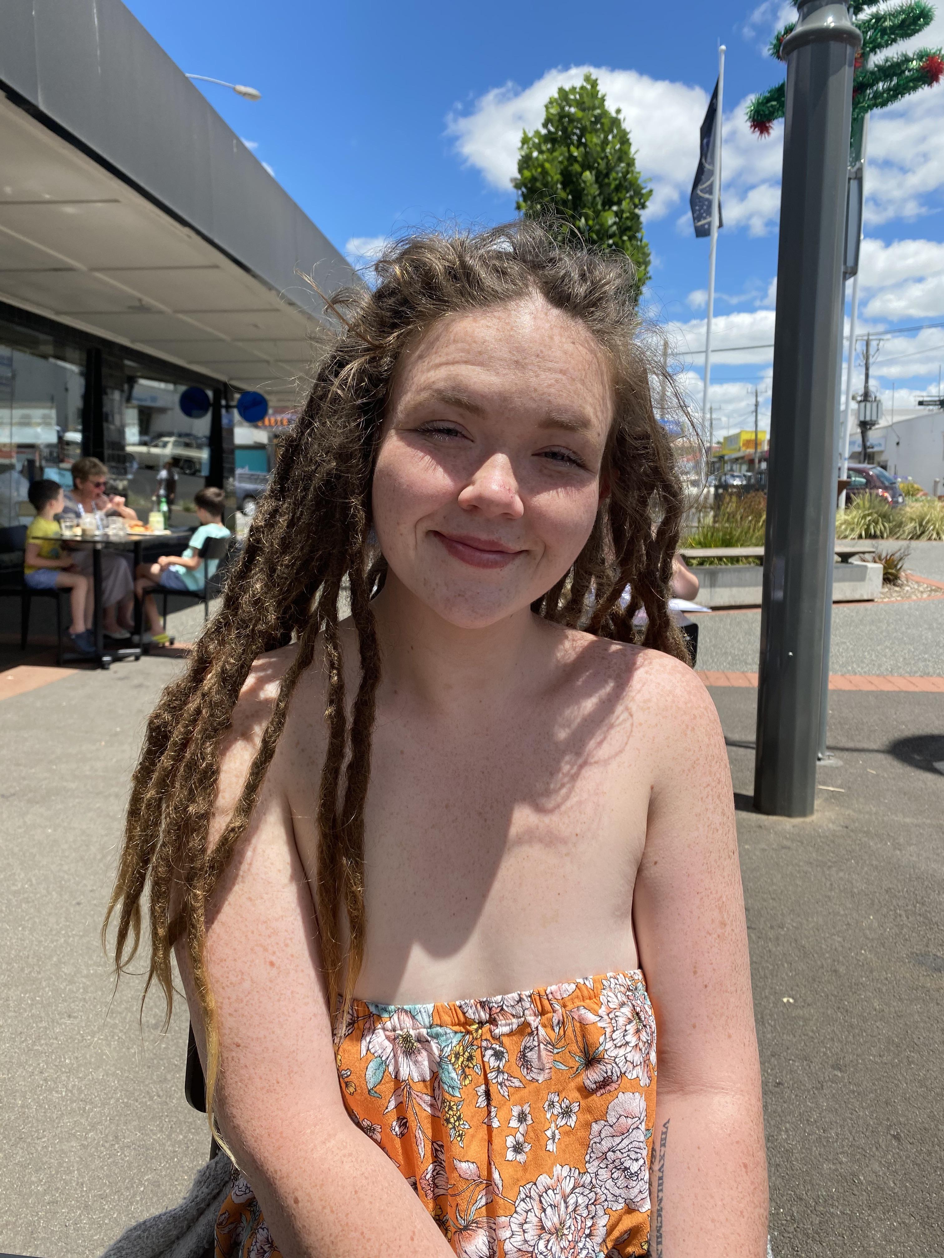 aussie girl here! sun was in my face bad today! ️ | Scrolller