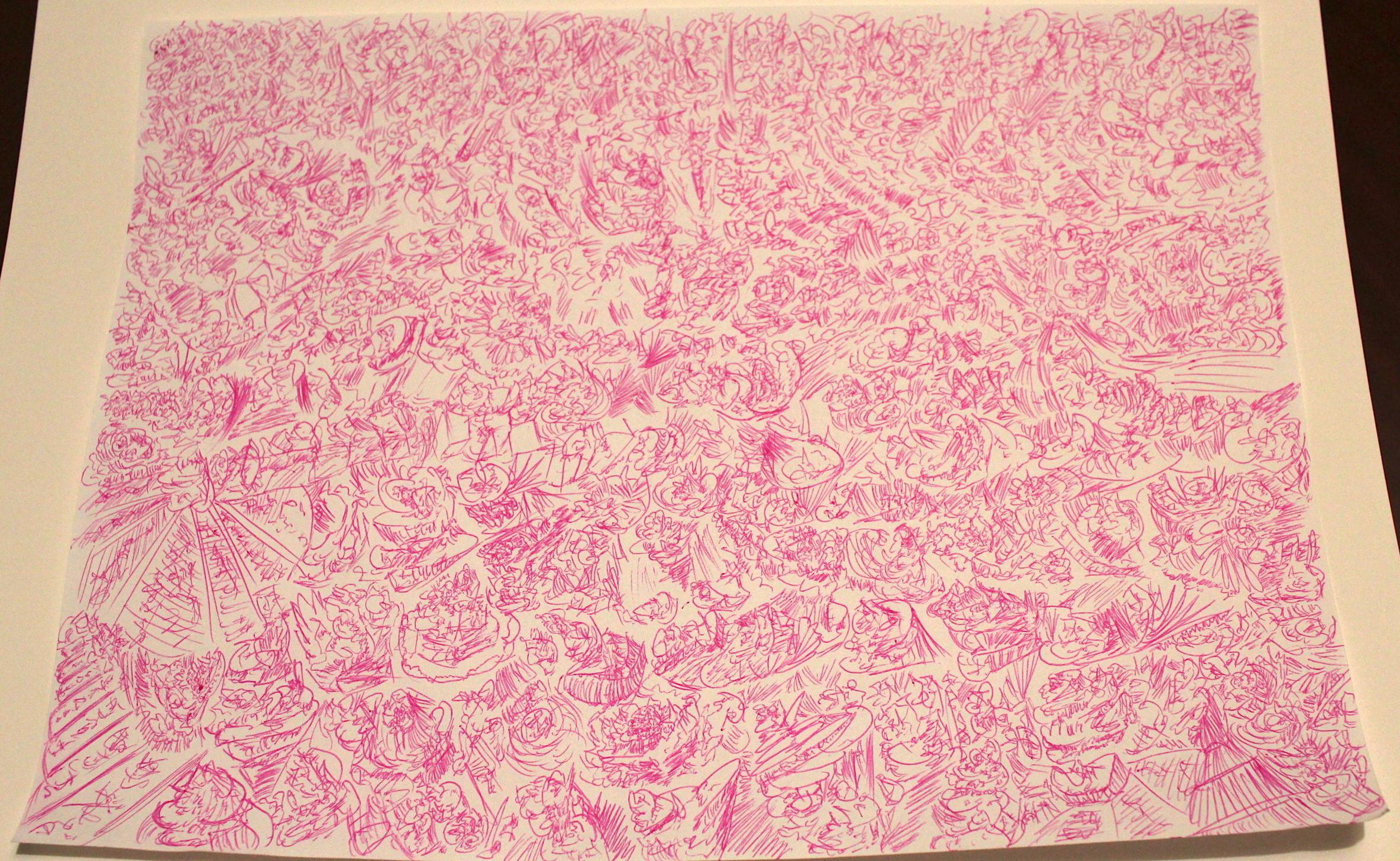 Automatic Drawing. What do you see/sense? What action does it make you feel like you want to do ...