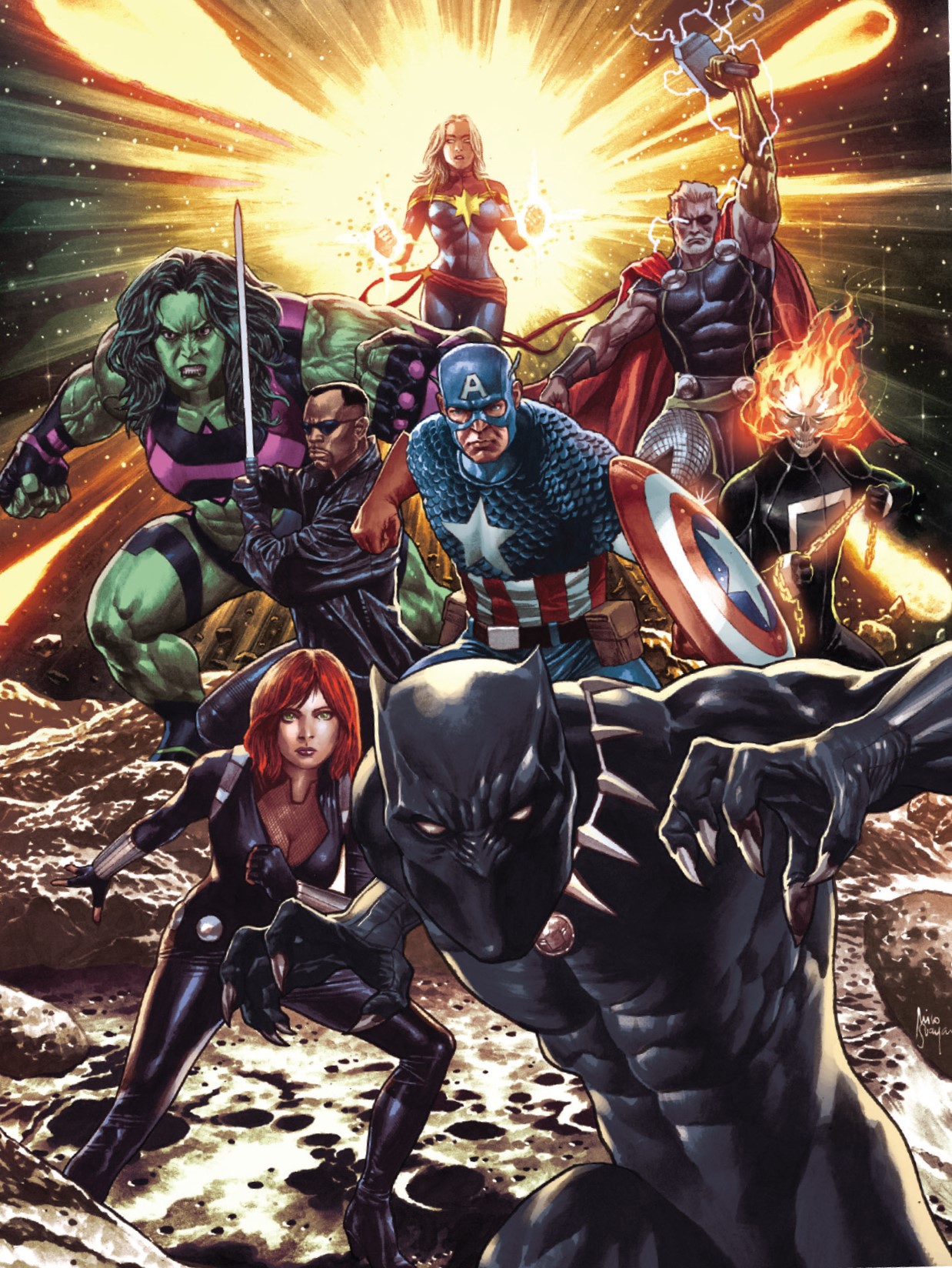 Avengers #30 by Mico Suayan | Scrolller