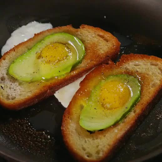 Avocado Egg-In-A-Hole | Scrolller