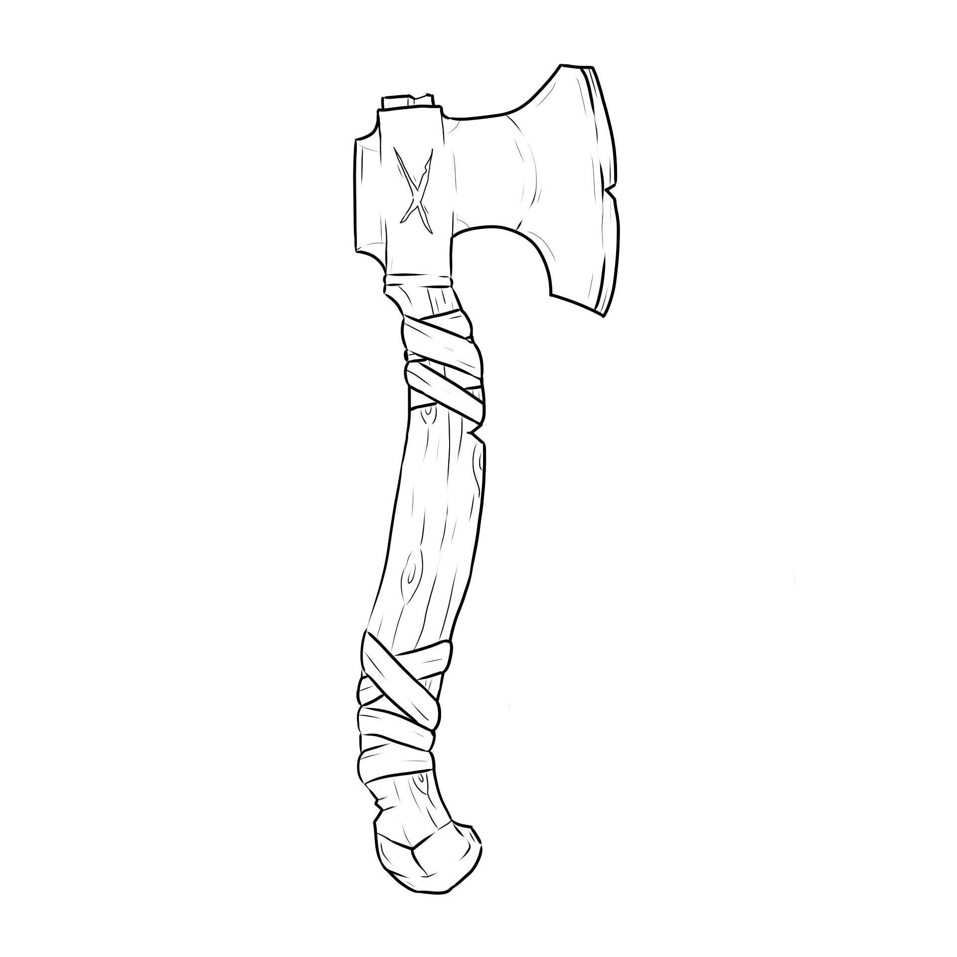 Axe, me, digital, 2020 | Scrolller