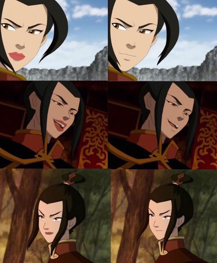 Azula with or without makeup? Why? | Scrolller