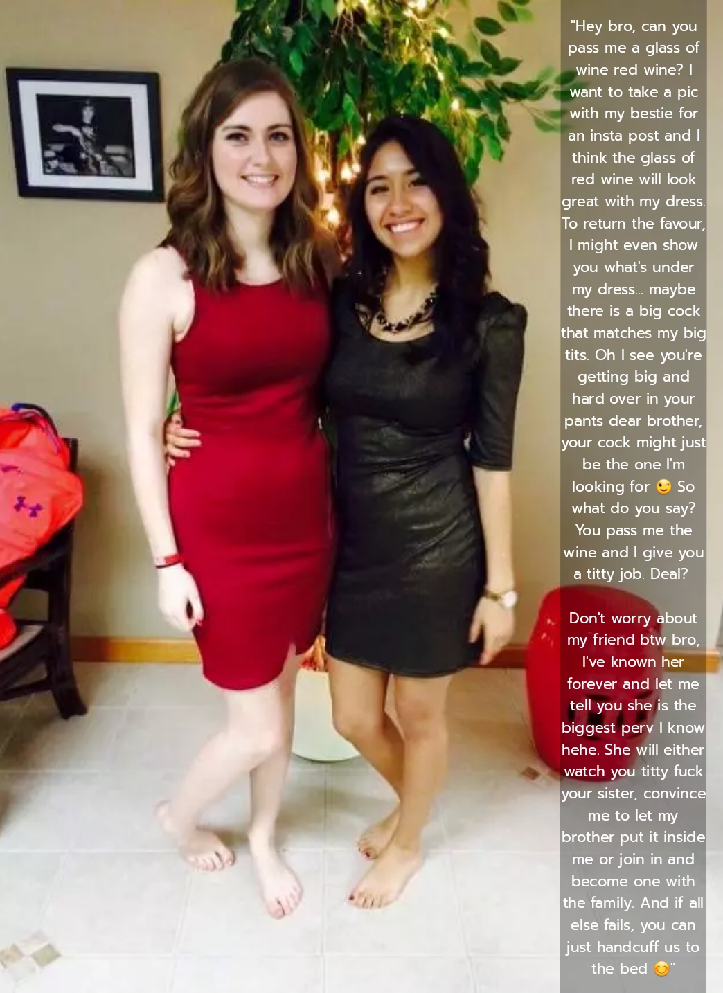 [b S] My First Caption On Reddit Hope Her Brother Approves 😁 Scrolller