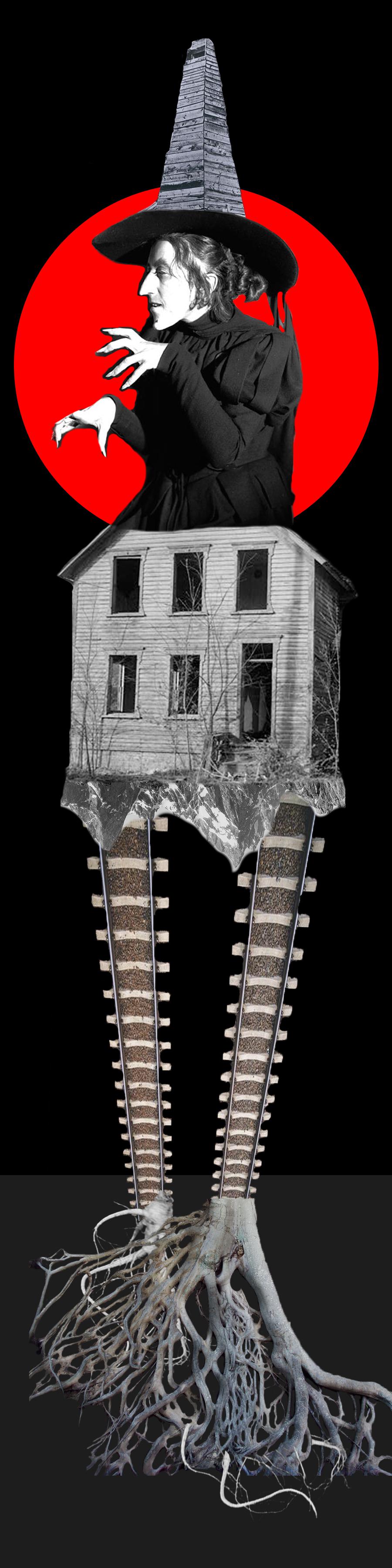 Baba Yaga, by me, digital collage 2020 | Scrolller