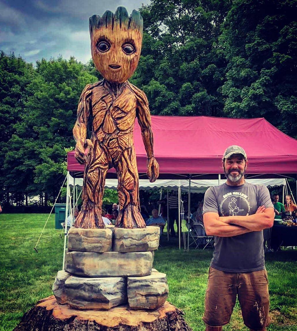 Baby Groot I carved. | Scrolller