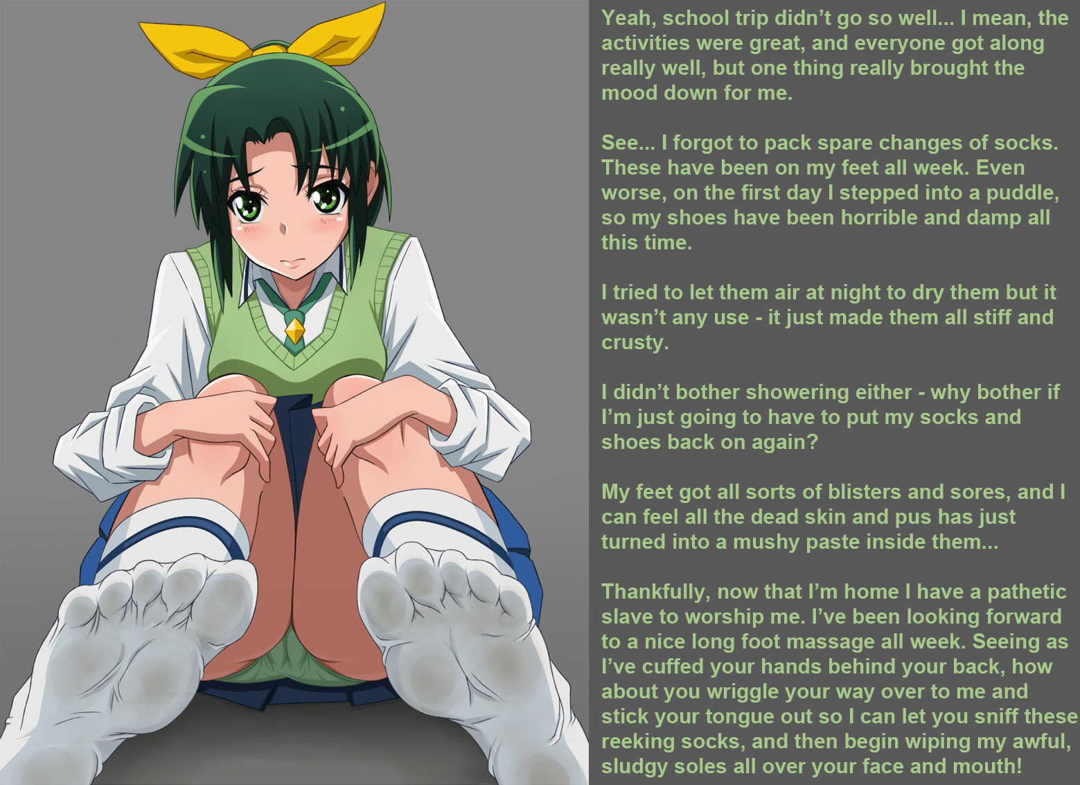 Back from a school trip [Feet - extreme] | Scrolller