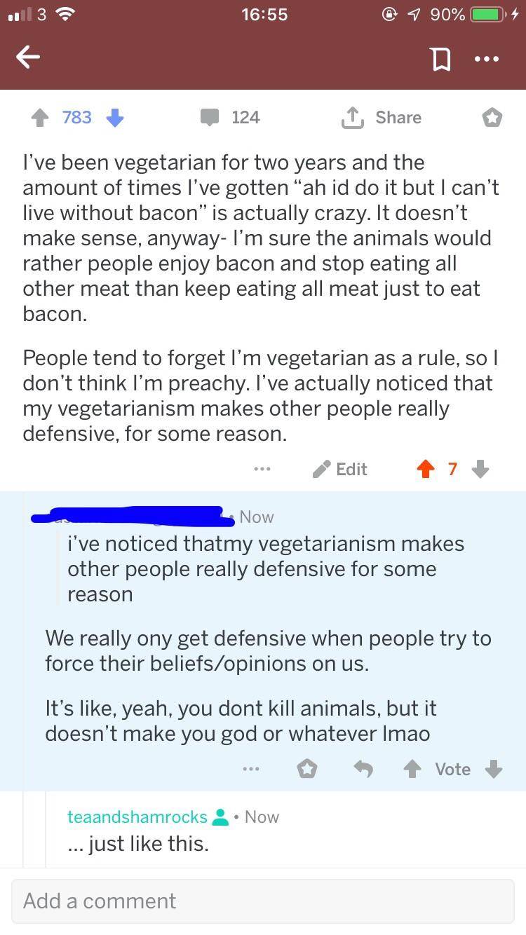 Bacon really does make people very sensitive... | Scrolller