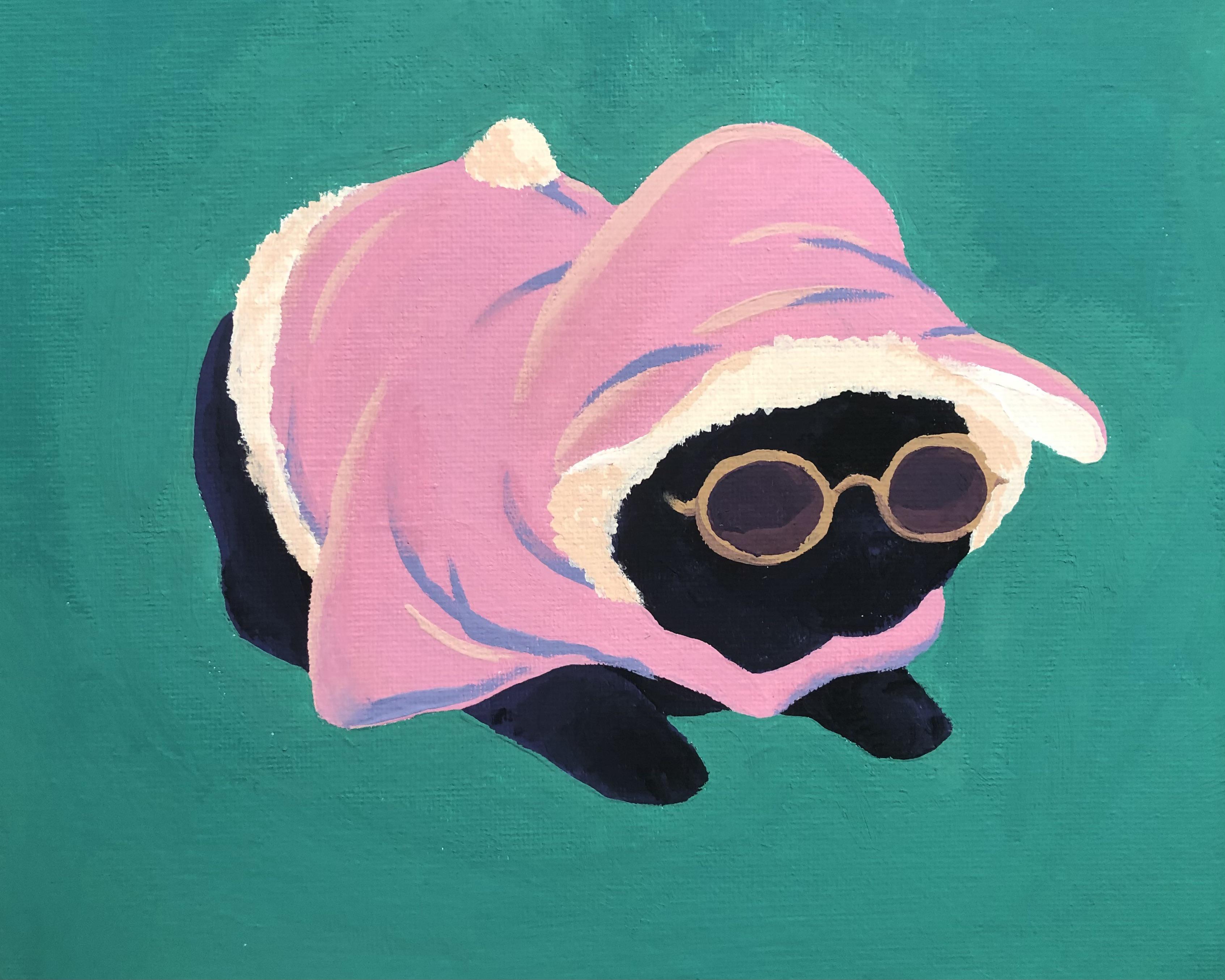 Bad and Boujee, Me, Gouache, 2021 | Scrolller