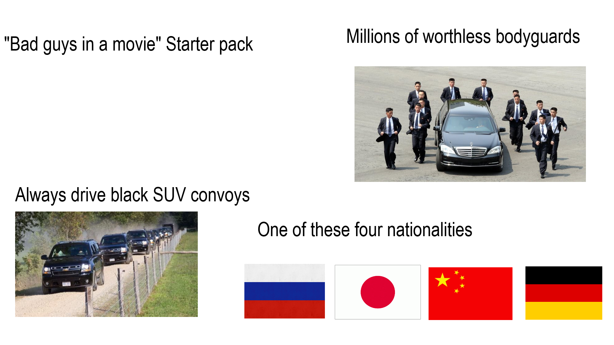 "Bad guys in a movie" starter pack | Scrolller