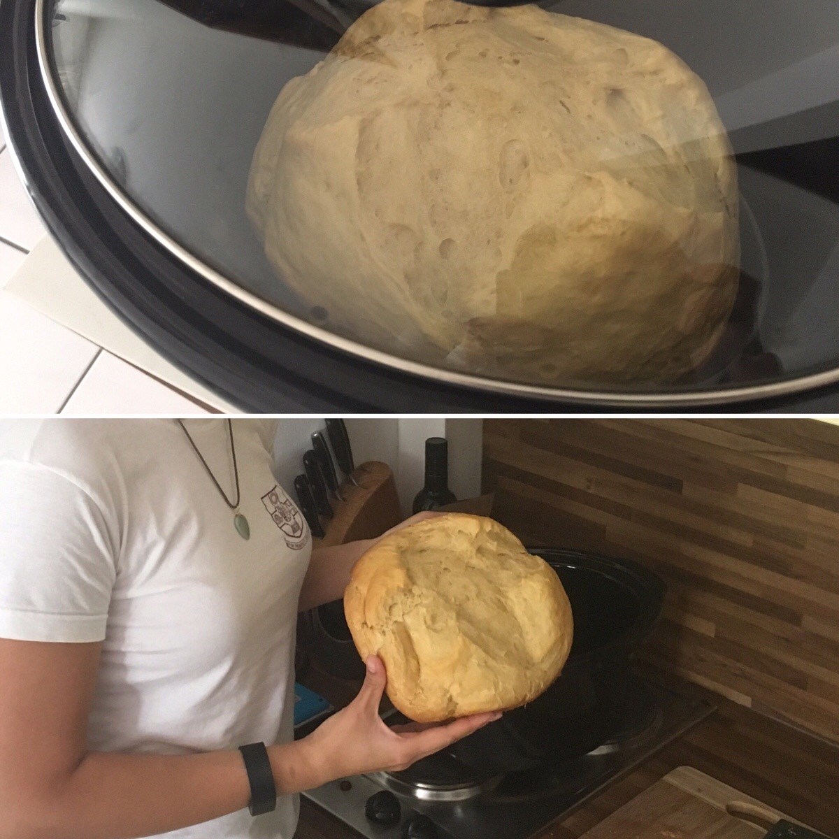 Baked a loaf of bread with a slowcooker! | Scrolller