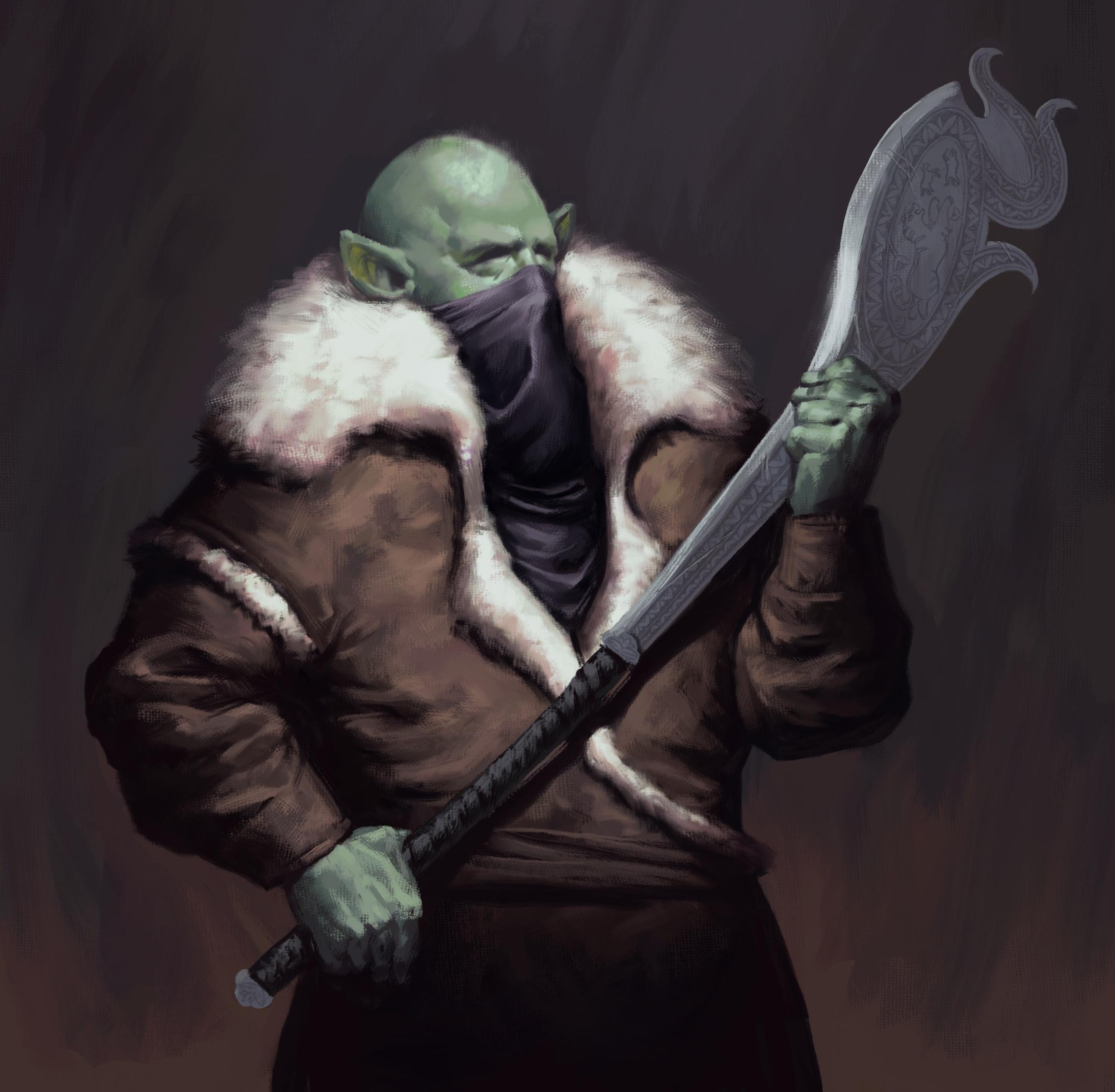 Bankhar, Orcish bodyguard [OC] | Scrolller