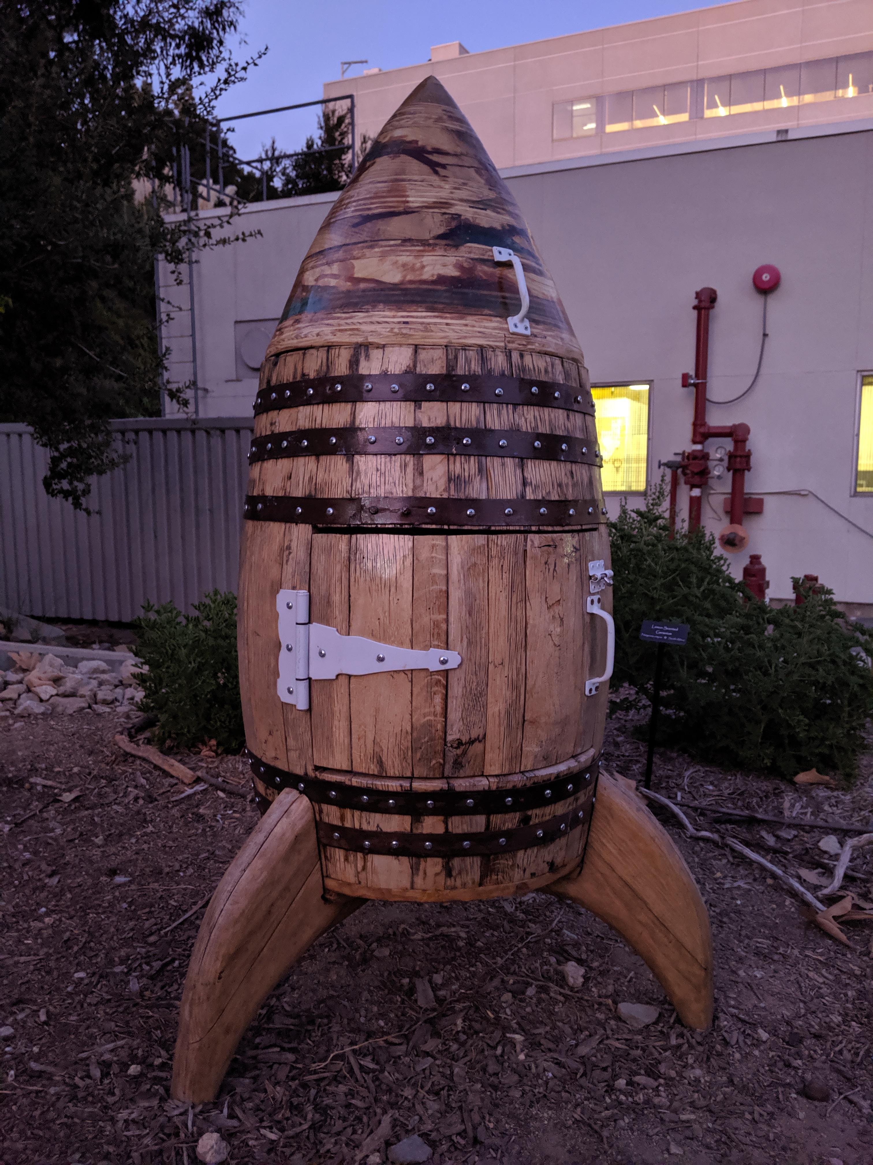 Barrel Rocket Ship Library @ NASA JPL | Scrolller