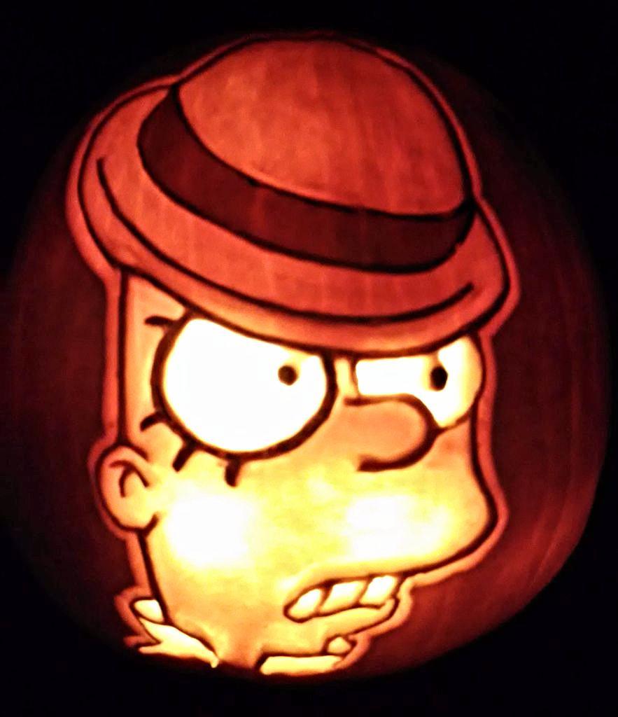 Bart Simpson as Alec from A Clockwork Orange | Scrolller