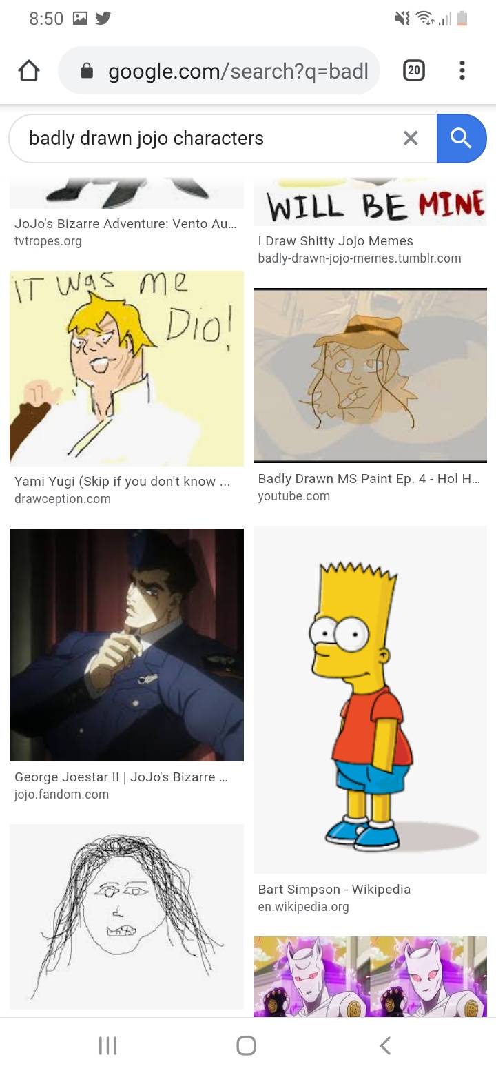 Bart simpson is a jojo character confirmed. | Scrolller
