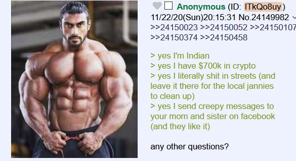 based indian anon | Scrolller
