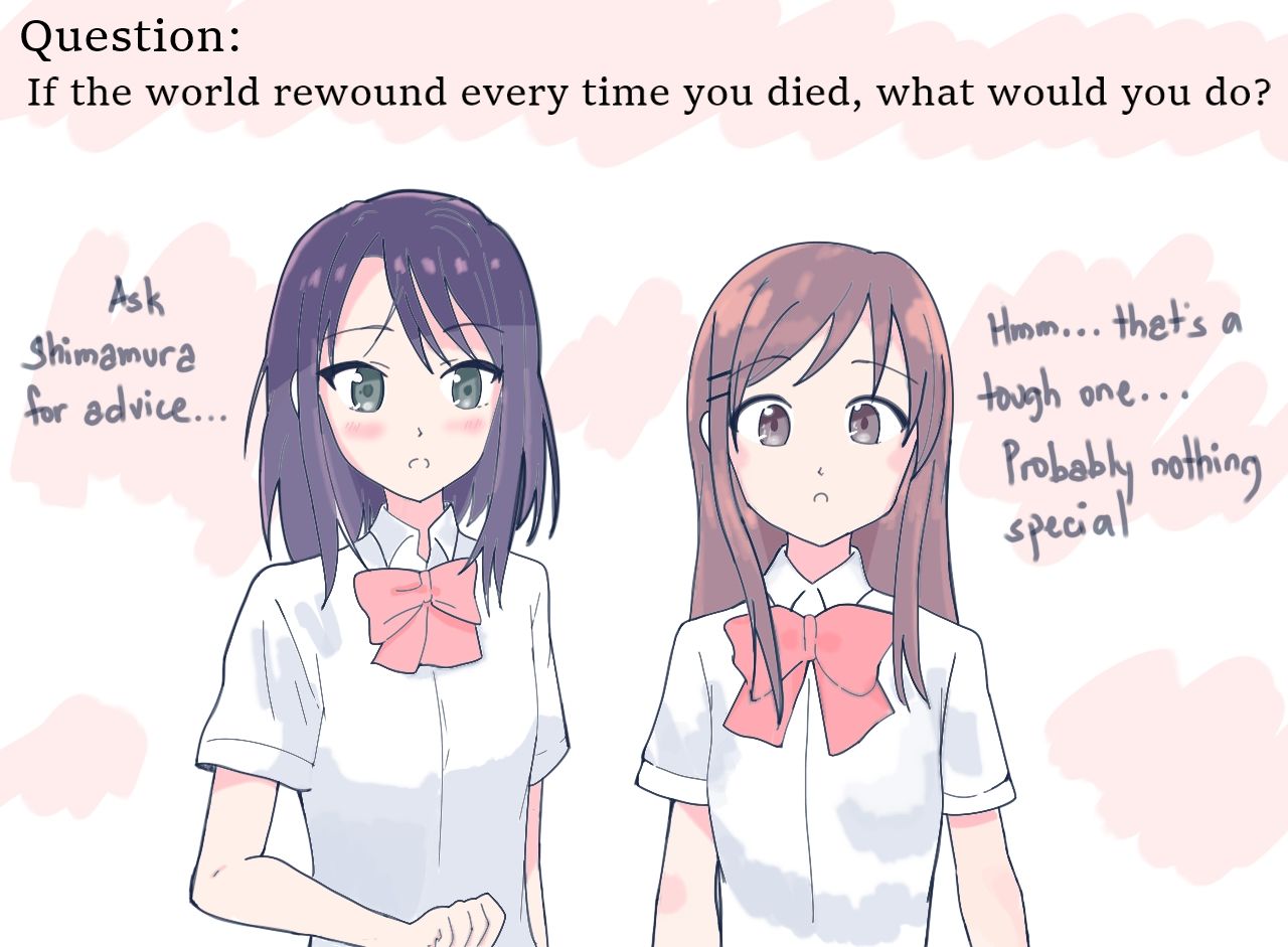 Based on Iruma's Adachi and Shimamura interview. | Scrolller