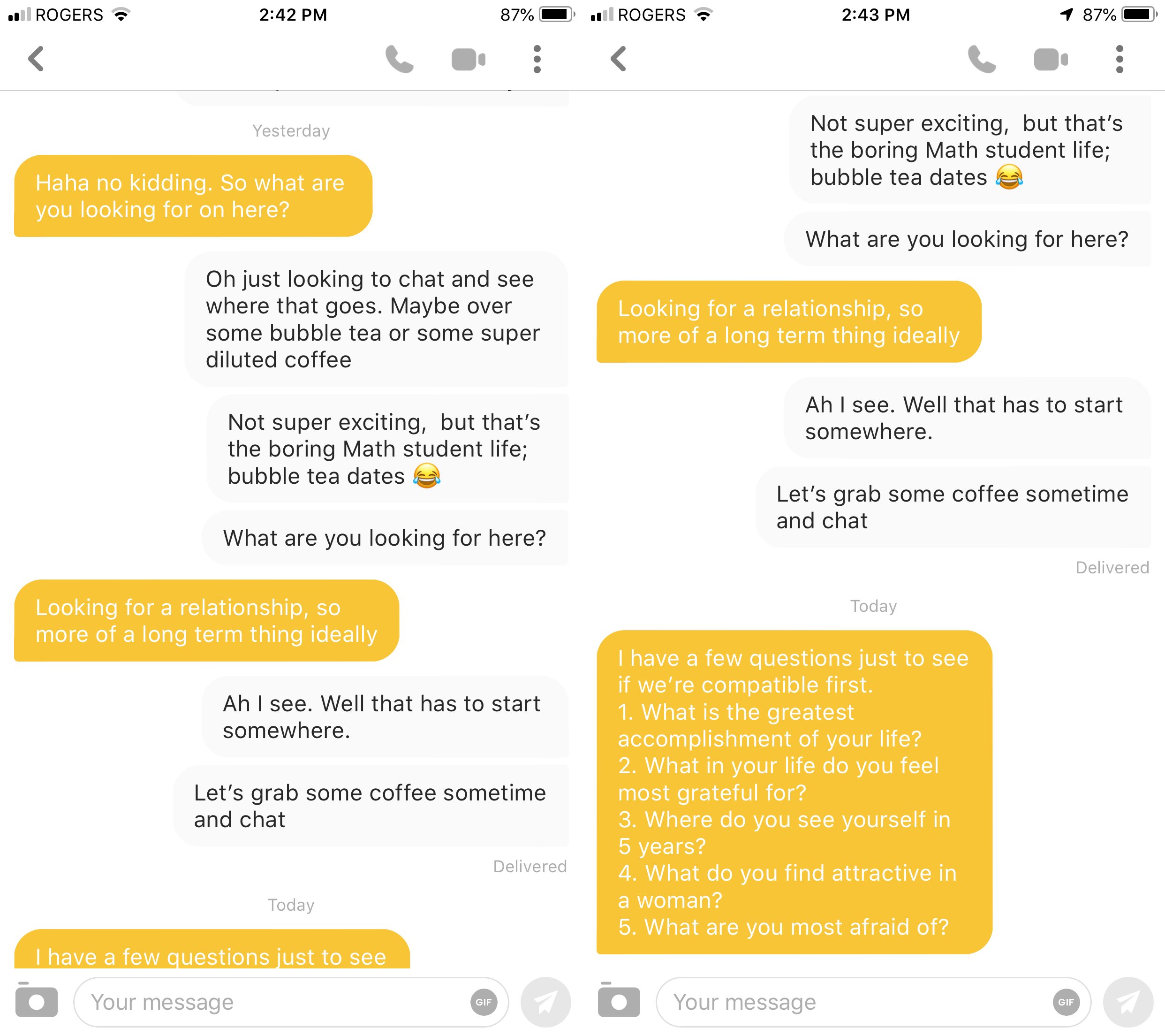 Basically a job interview at this point | Scrolller