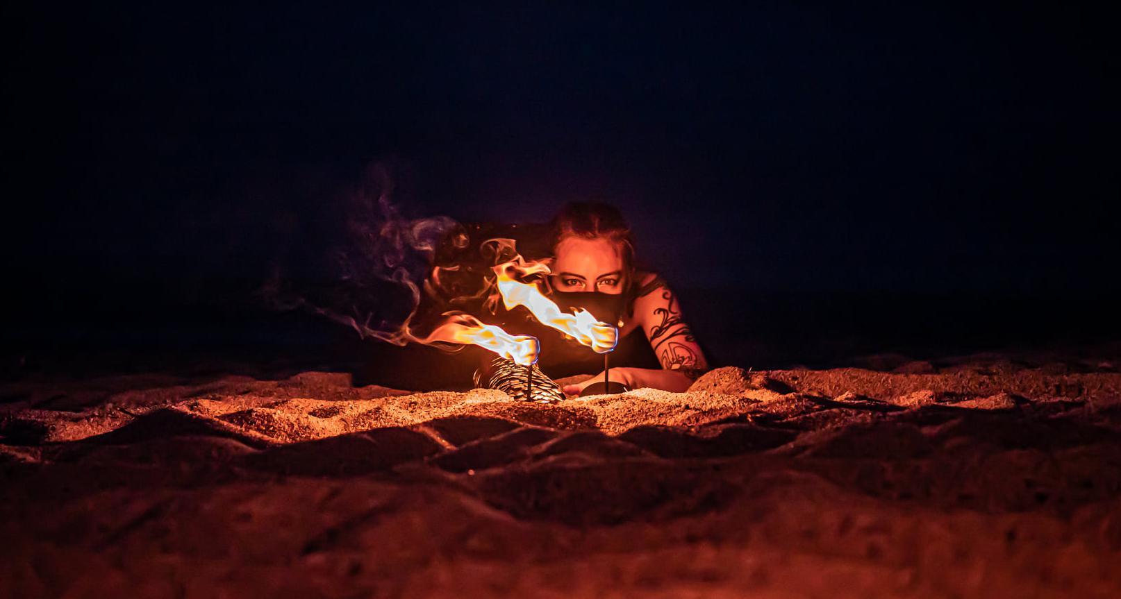 Beach fire dancing is the only thing keeping me sane during quarantine | Scrolller