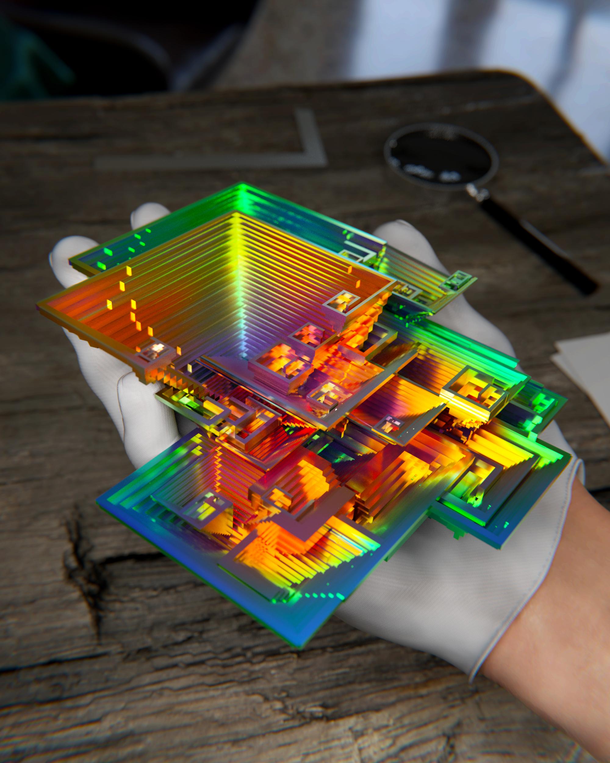 Beautiful Bismuth, Digital, 2000x2500px | Scrolller