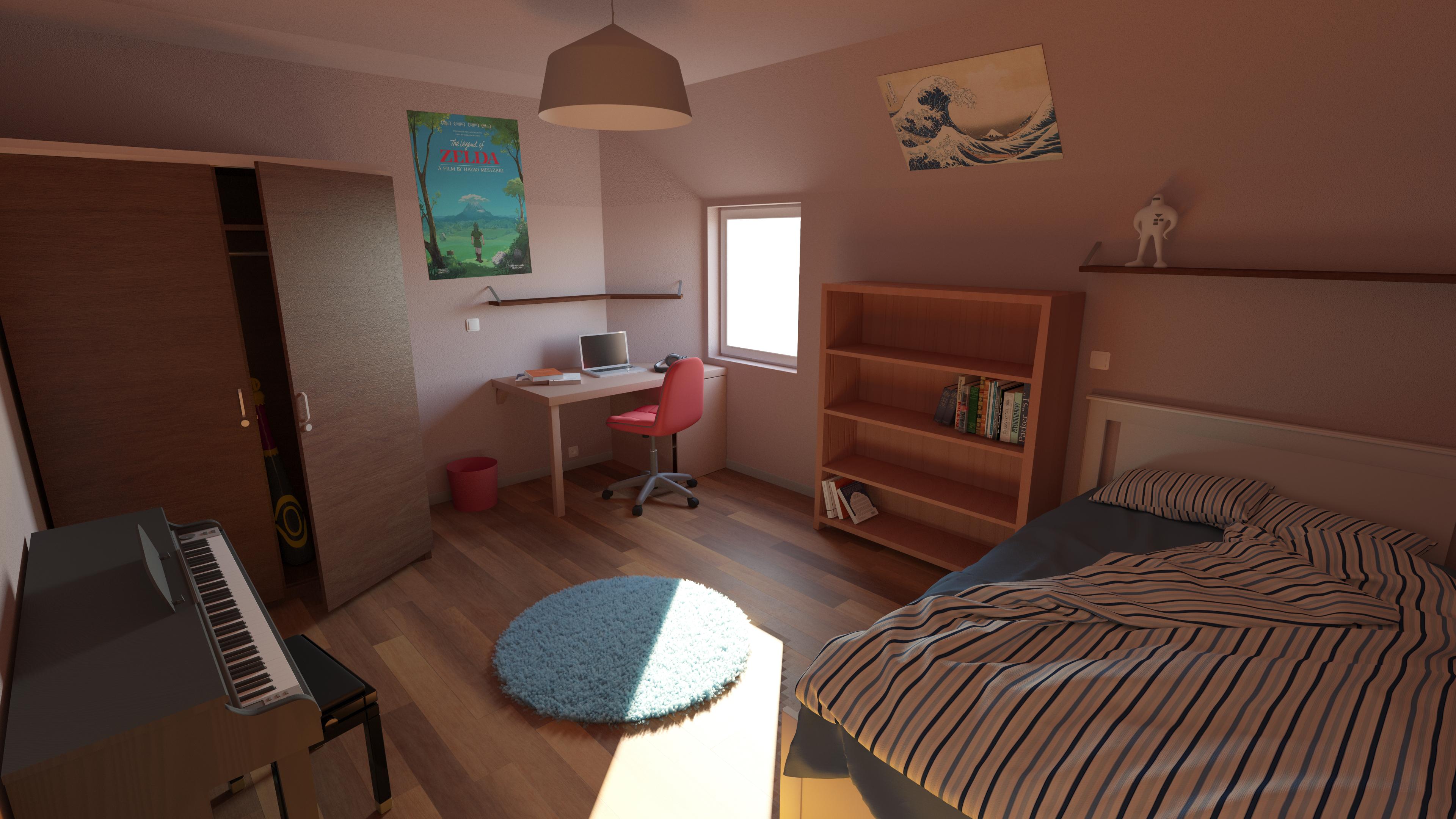 Bedroom Render | Scrolller