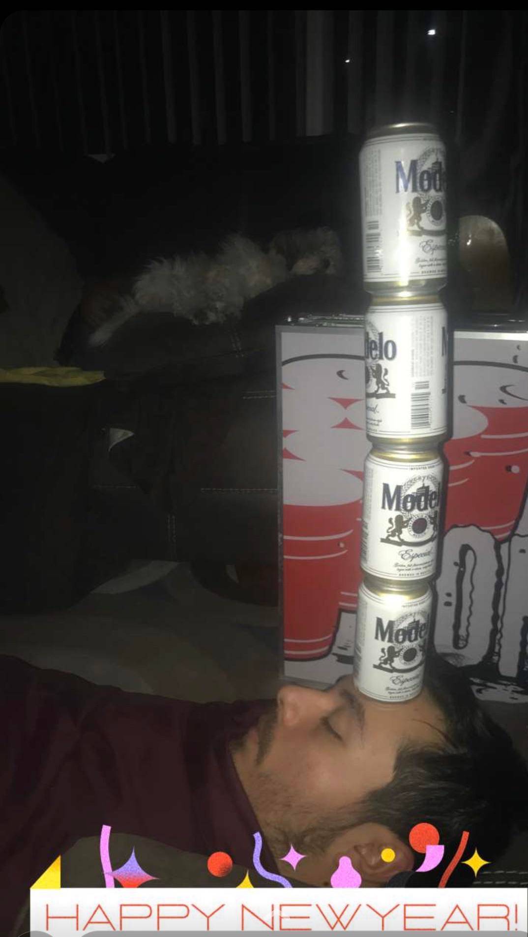 Beers on a forehead | Scrolller