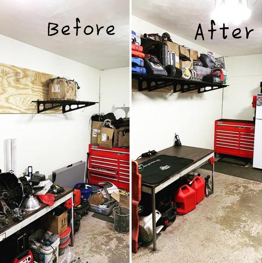 Before & After: A Corner of My Garage | Scrolller