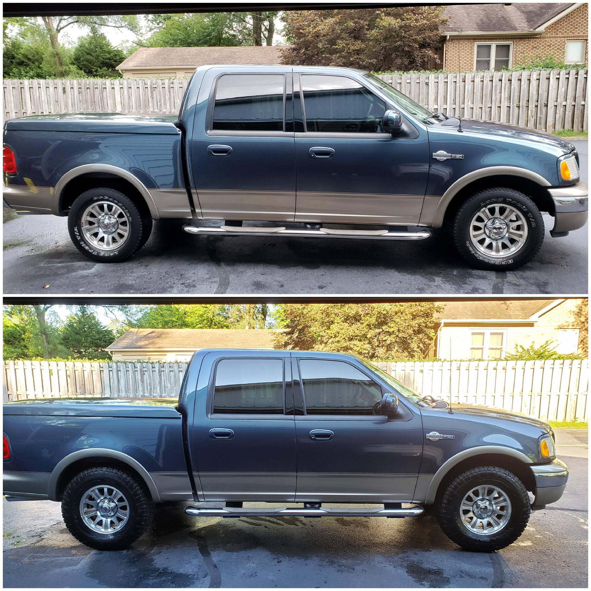 Before and after leveling of my '03 KR | Scrolller