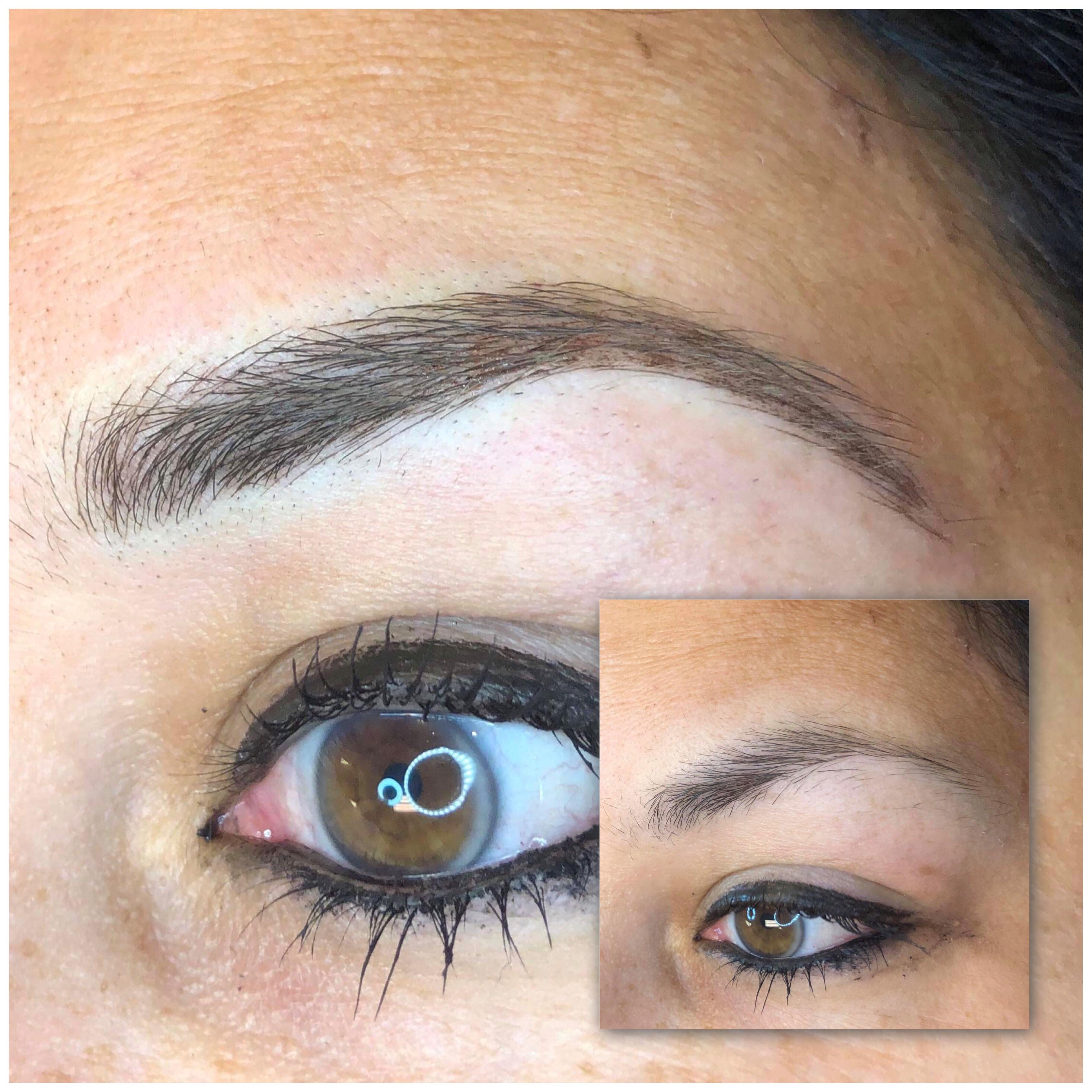 Before and after microblading! I am so excited to see them healed! | Scrolller