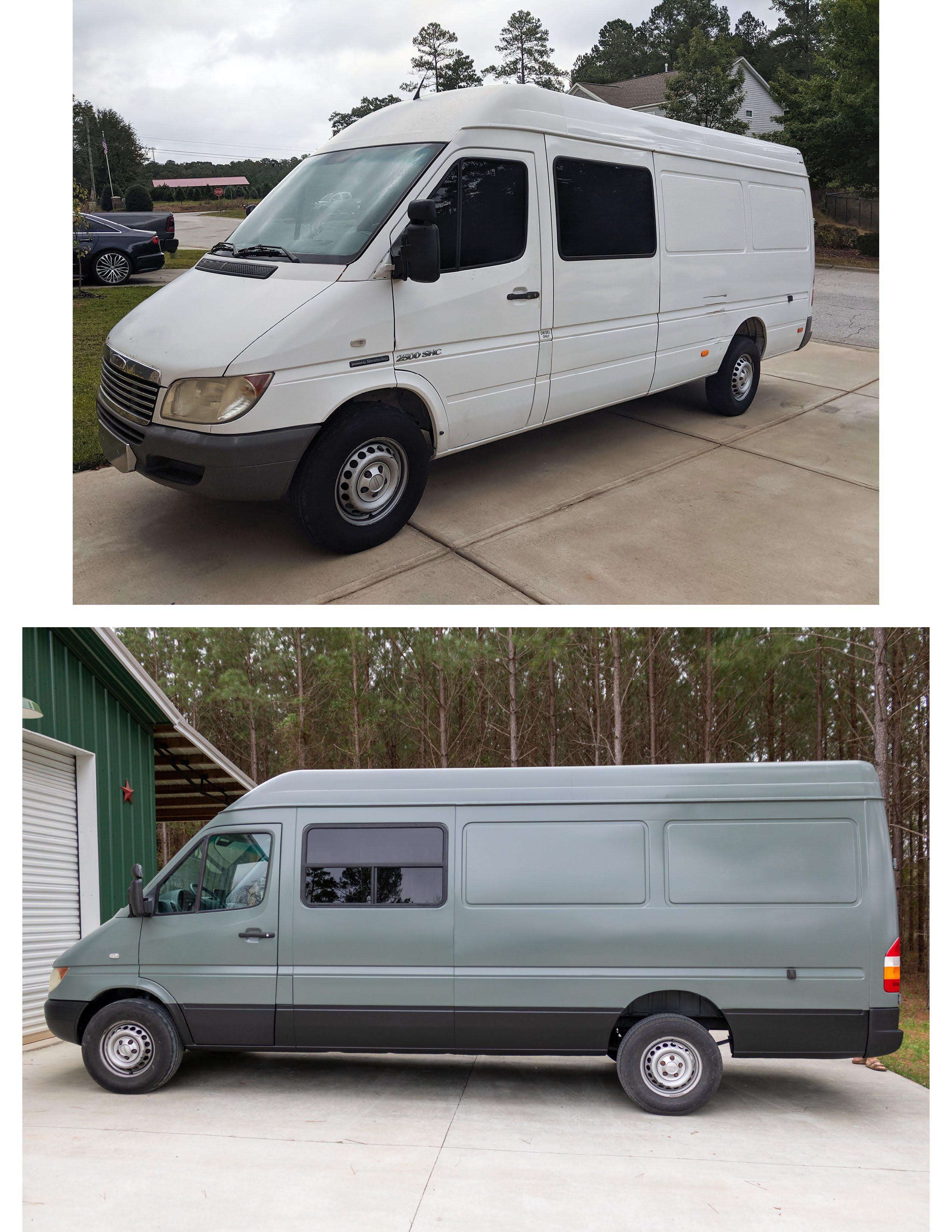Before and after the van restoration! | Scrolller