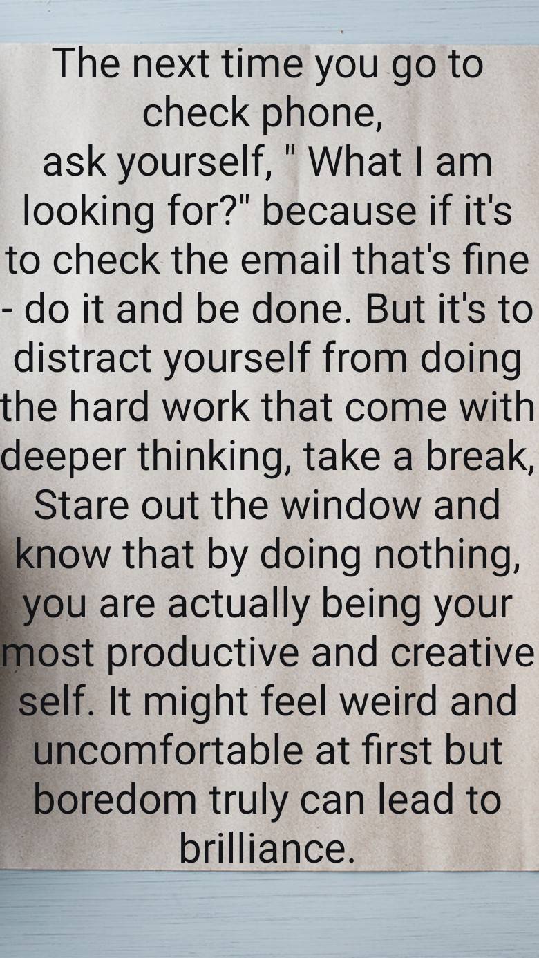 Before being Mindful, First Win Over your habit of checking your phone constantly. | Scrolller