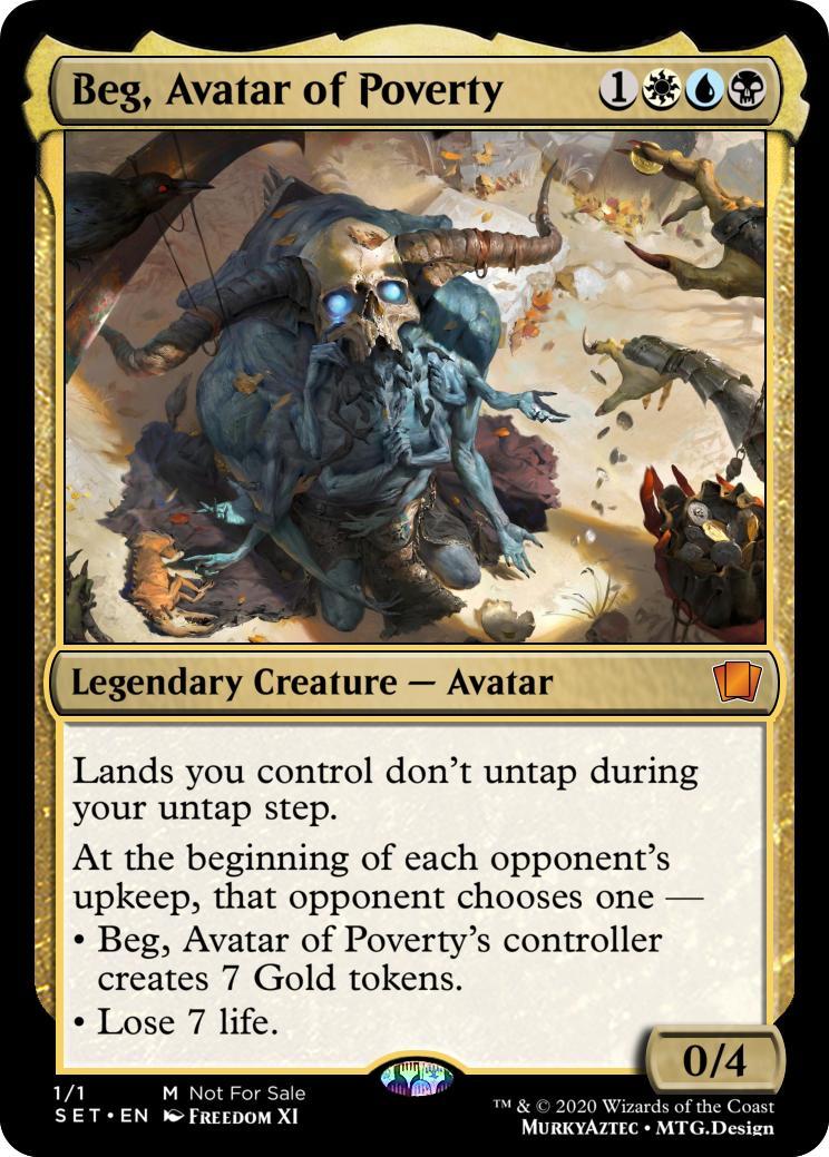 Beg, Avatar of Poverty | Scrolller