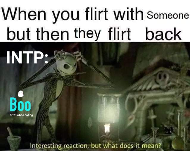 Behind the scenes of an INTP's mind while flirting | Scrolller