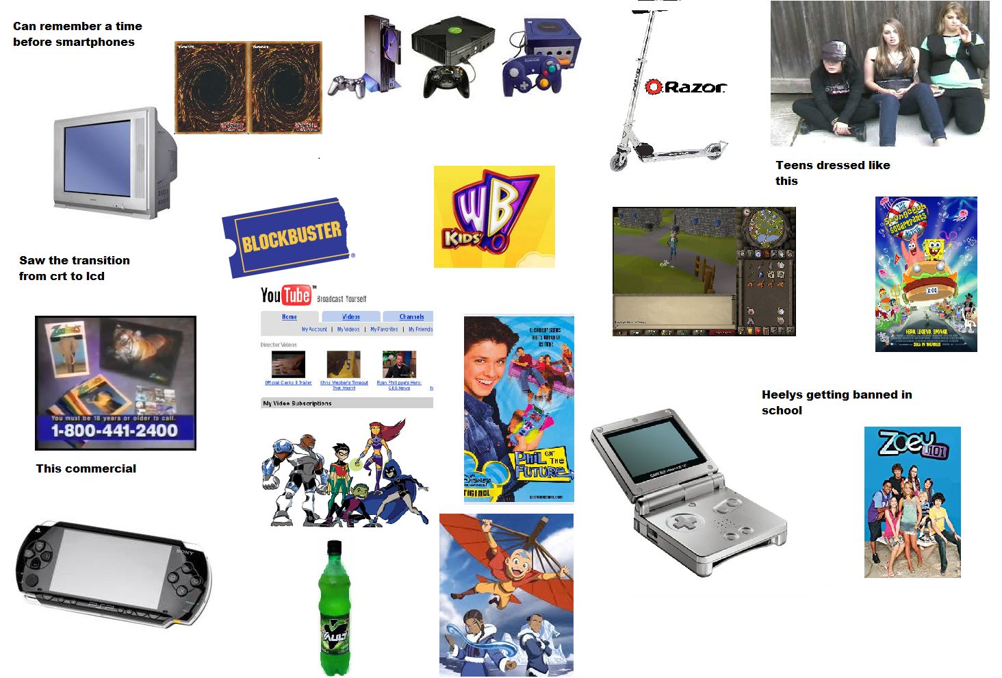 Being a kid in the mid 2000s starterpack (born 1994 to 1999) | Scrolller
